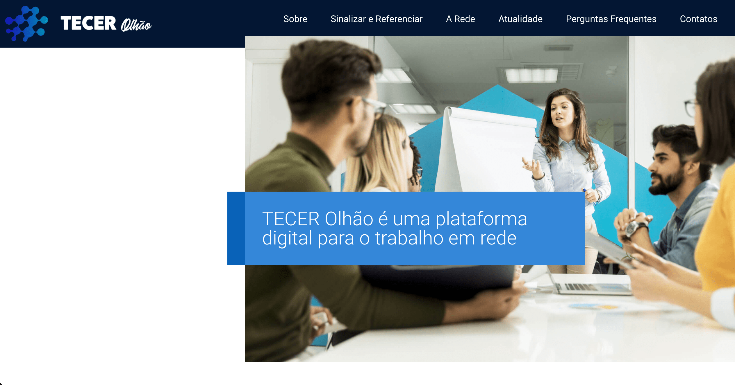 TECER Olhão - Plataforma digital para o trabalho em rede - SER Mental